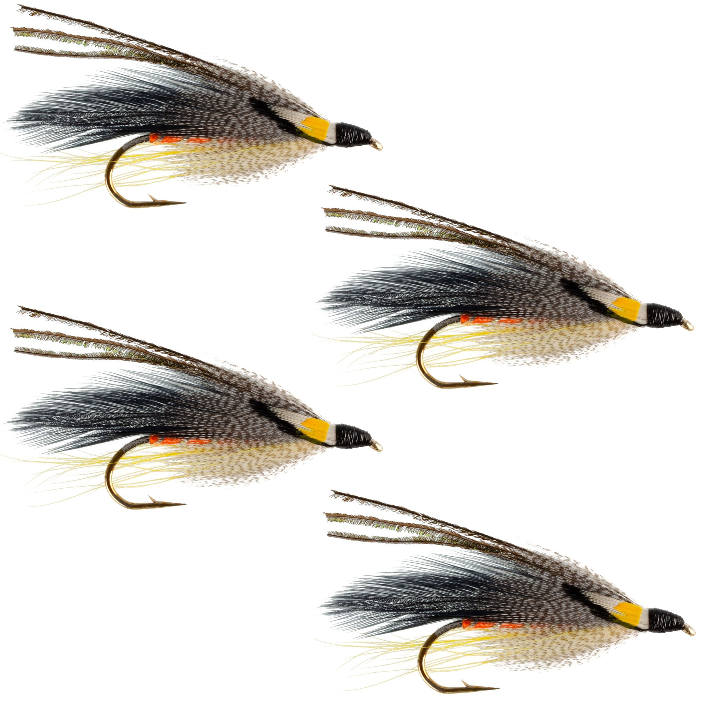 Gray Ghost Classic Streamer Flies - Set of 4- Hook Size 4 – Man Cave And Apparel
