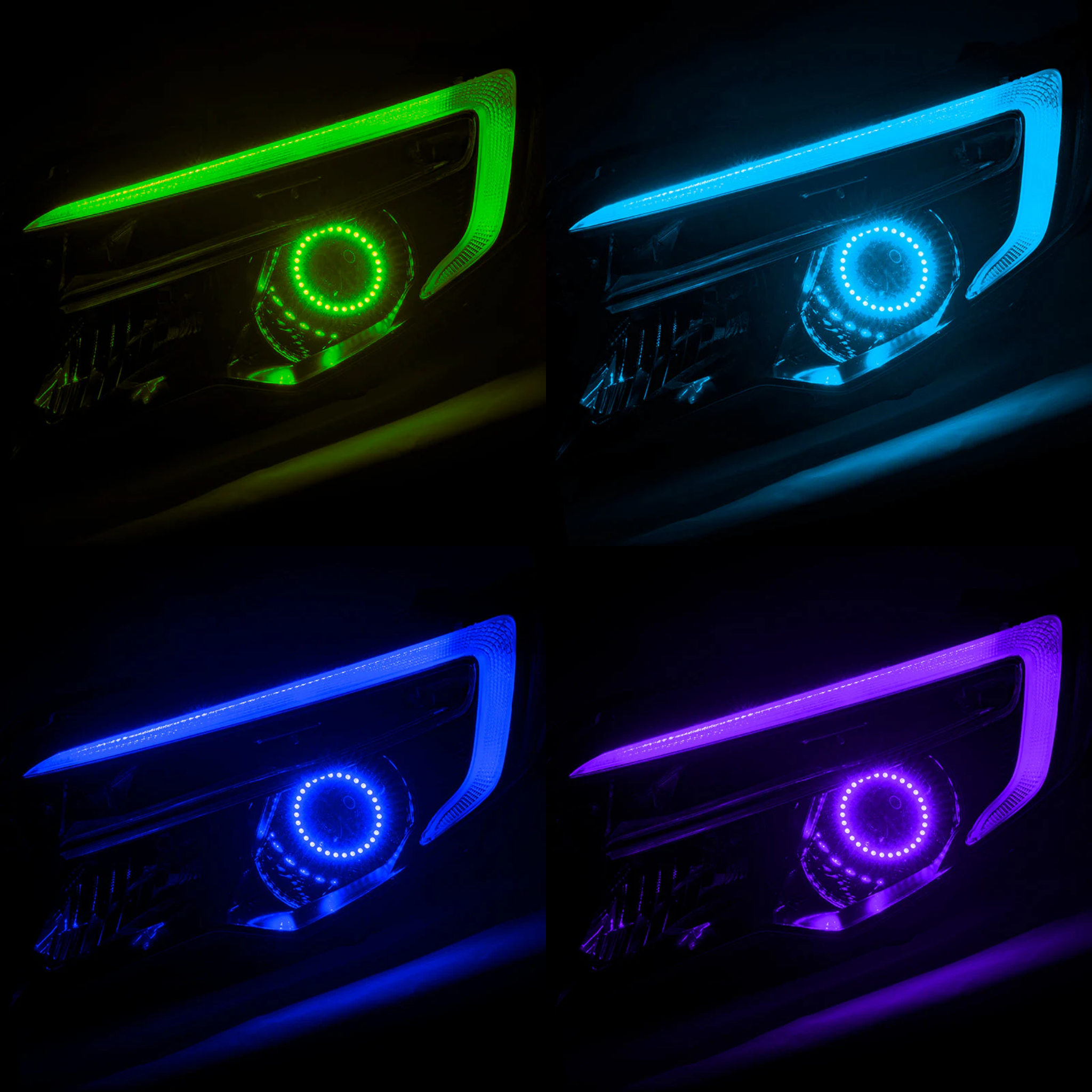Honda Pilot Flow Series/Color Chasing DRL Boards w/ Halos (2016-2018 ...