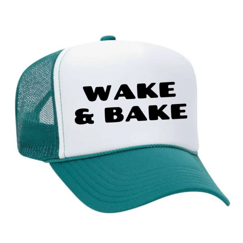 Wake & Bake Trucker Hat – Man Cave And Apparel