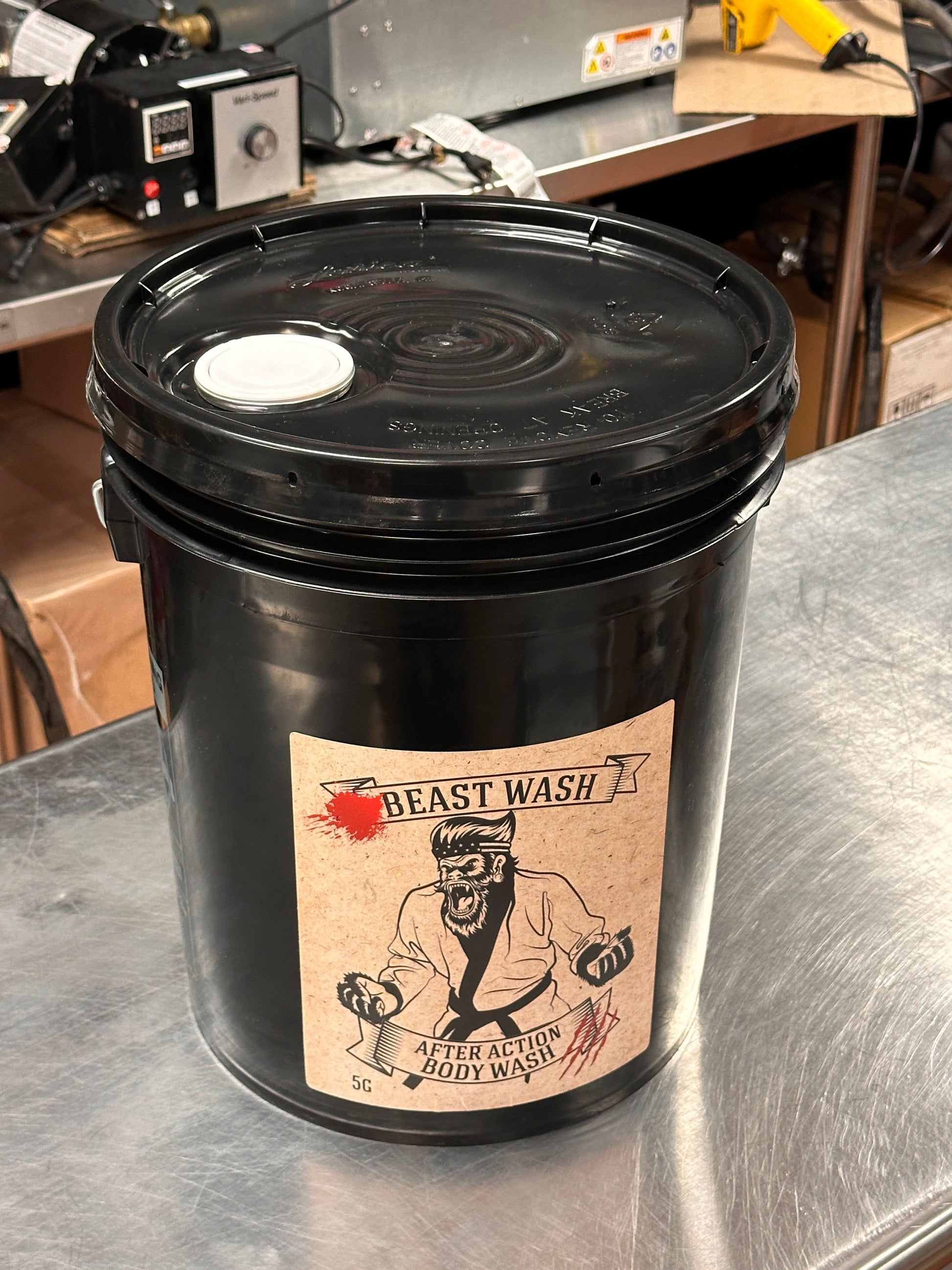 5 Gallon Pail Of After Action Body Wash – Man Cave And Apparel
