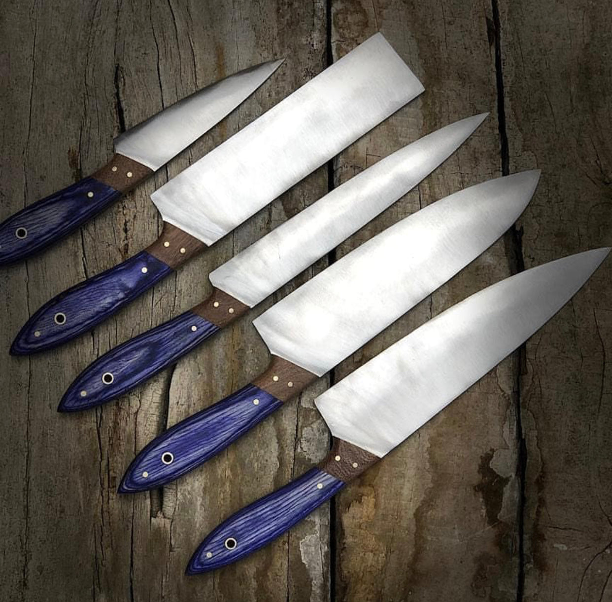 Stainless Steel Kitchen Knives Set – Man Cave And Apparel
