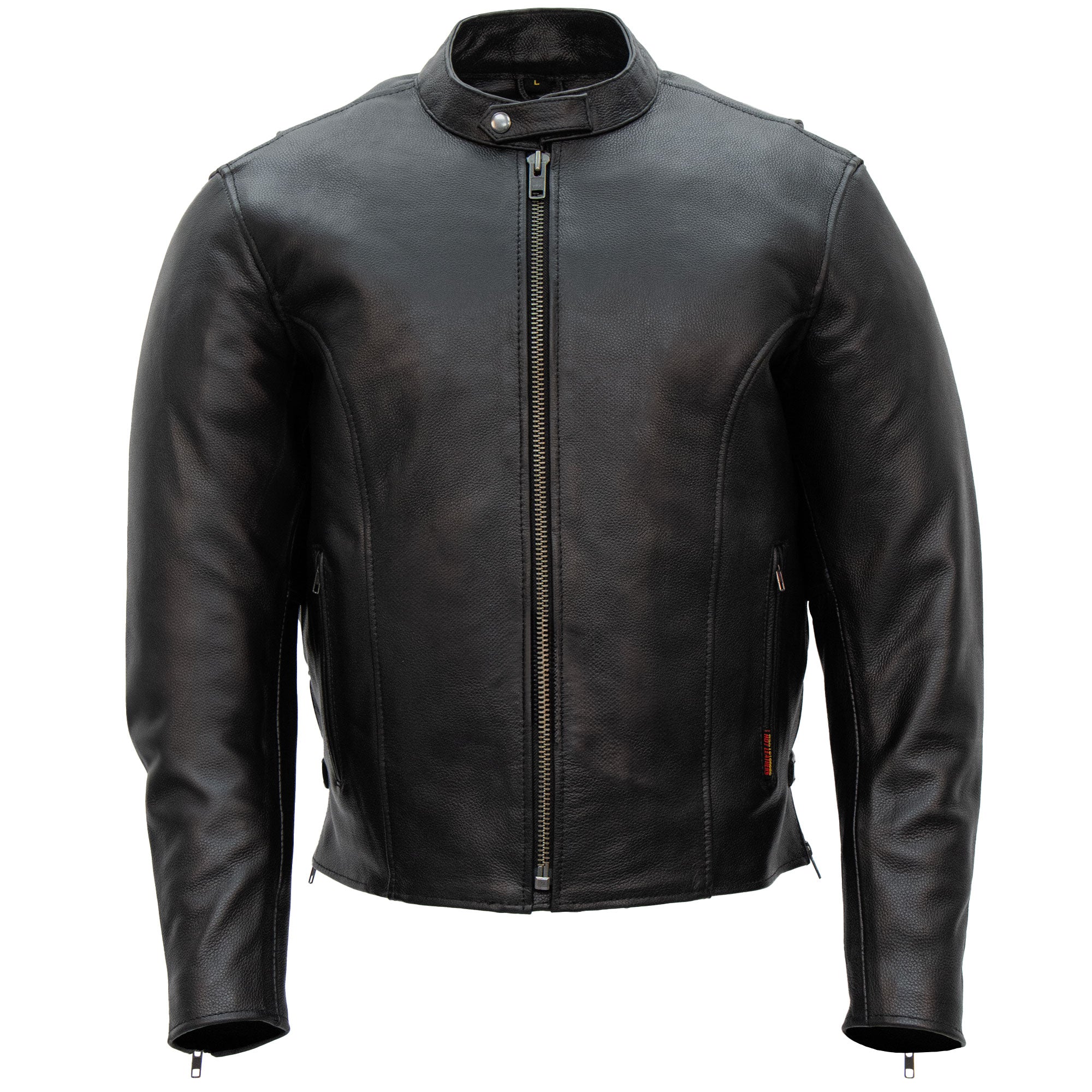 Hot Leathers JKM1027 Men’s Black ‘Carry and Conceal’ Leather Motorcycl ...