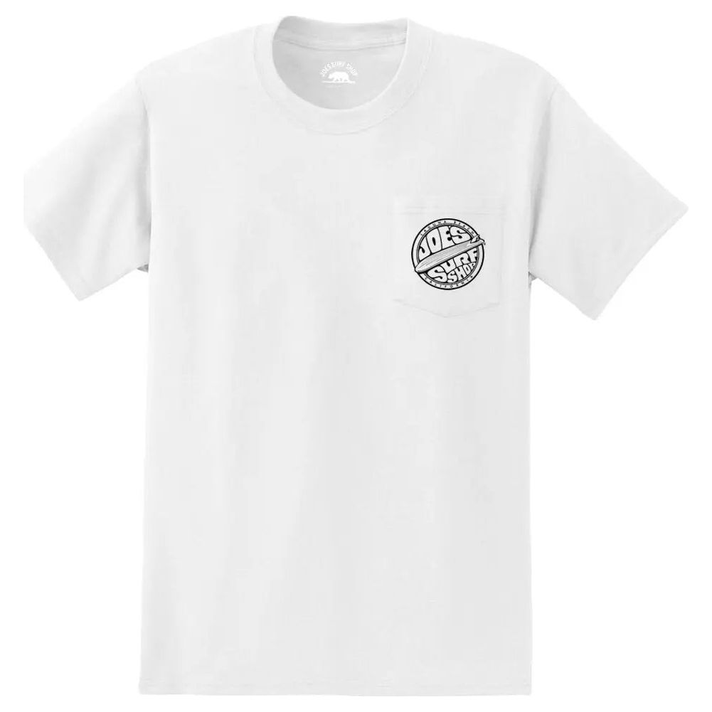 Joe's Surf Shop Fins Up Heavyweight Pocket Tee – Man Cave And Apparel