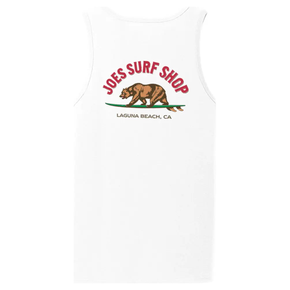 Joe's Surf Shop Surfing Bear Tank Top – Man Cave And Apparel