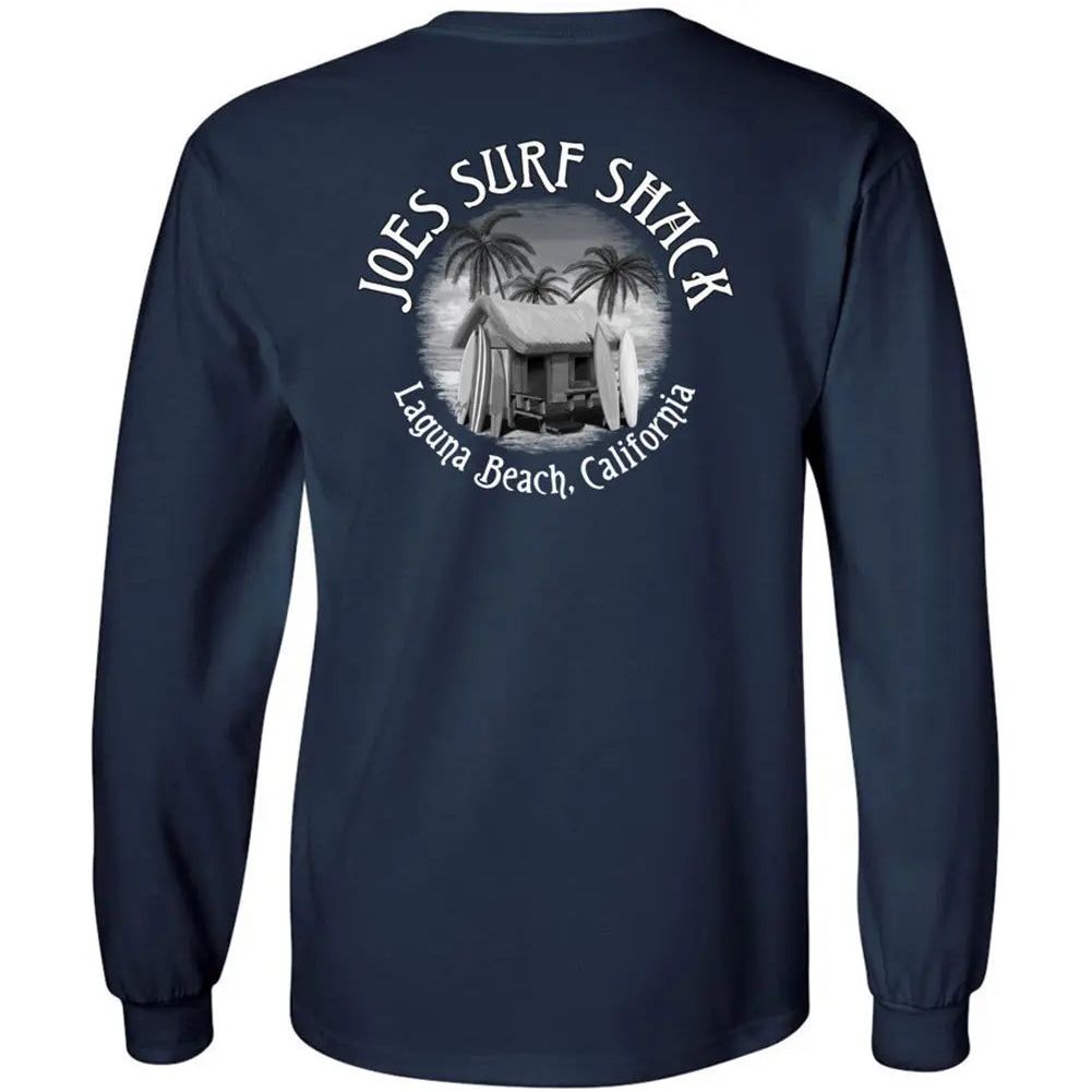 Joe's Surf Shop Vintage Surf Shack Long Sleeve Tee – Man Cave And Apparel