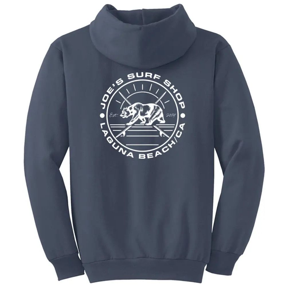 Joe's Surf Shop Vintage Surfing Bear Pullover Hoodie – Man Cave And Apparel