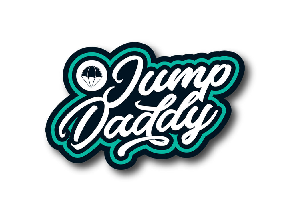 Jump Daddy Torqued Sticker – Man Cave And Apparel