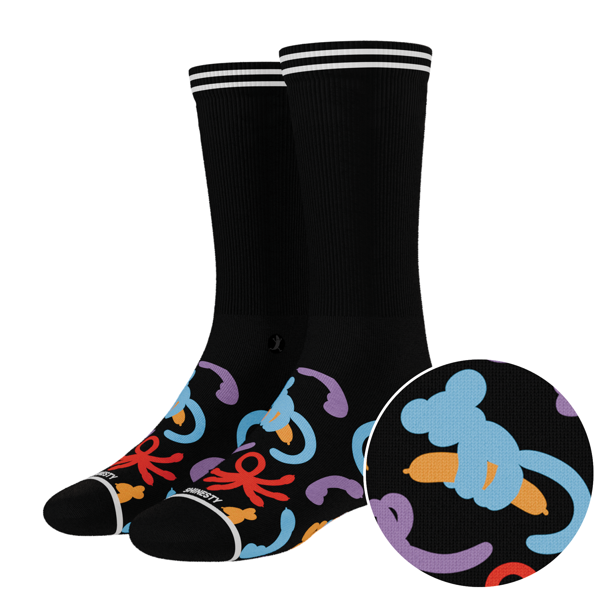 The Knot Tonights | Balloon Animal Heel Hammock™ Crew Socks – Man Cave ...