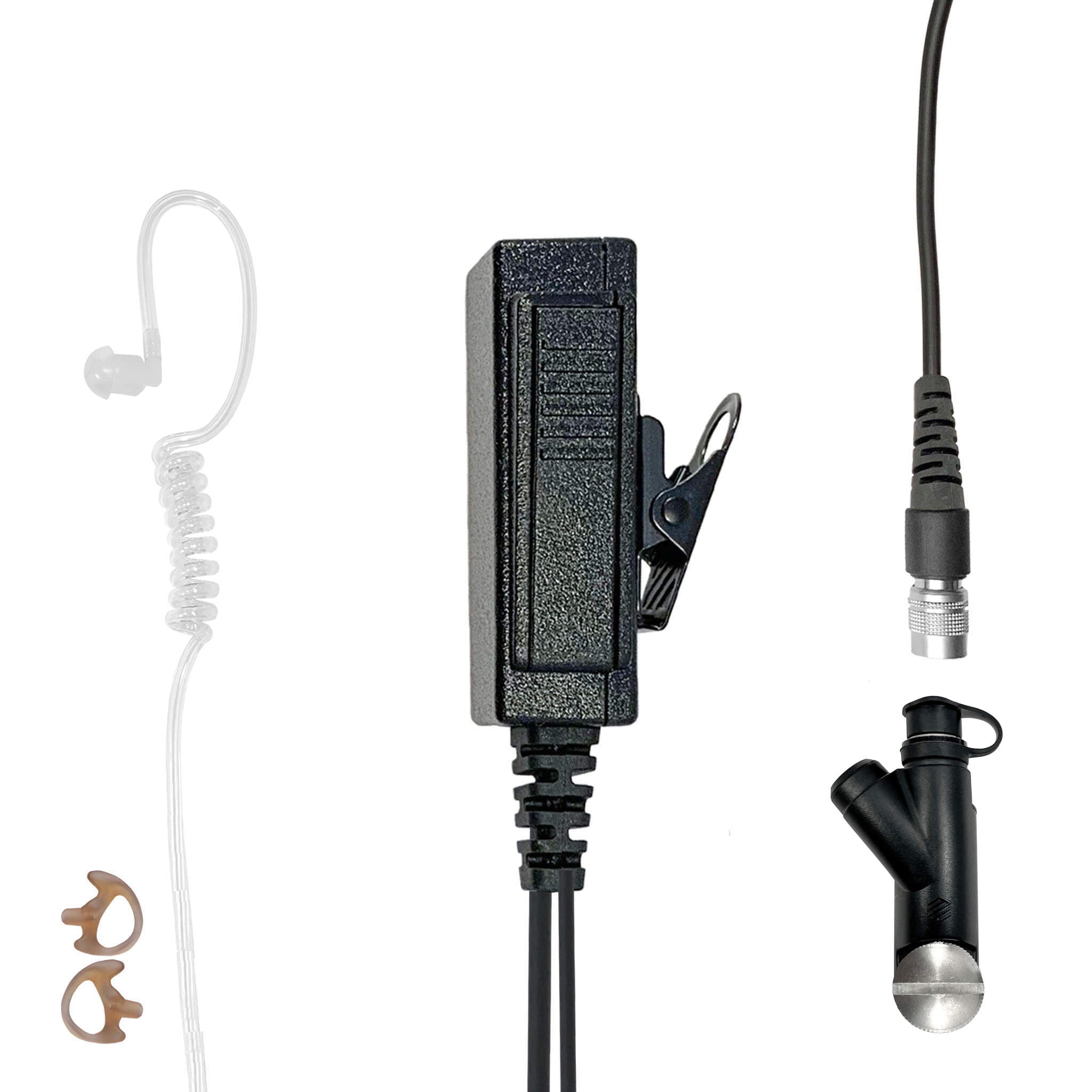 Mic & Earpiece Radio Kit - Quick Disconnect (Hirose) Harris XL-150/P ...