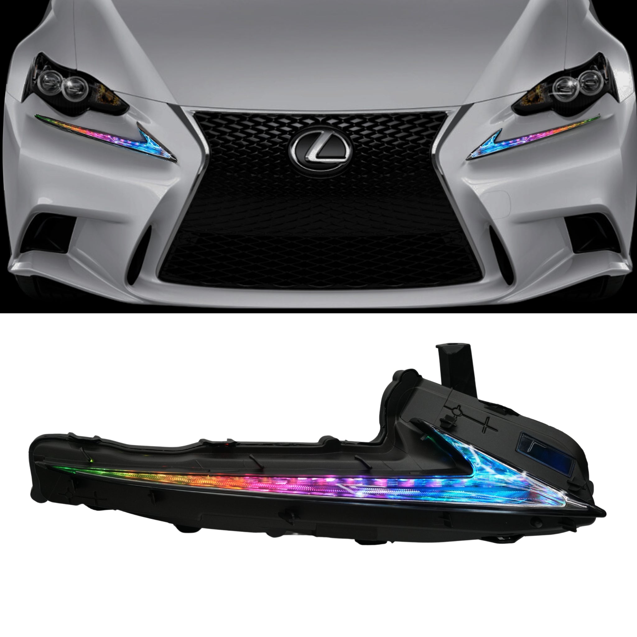 Lexus IS Multicolor Flow Series DRL Boards (2014-2020) – Man Cave And ...