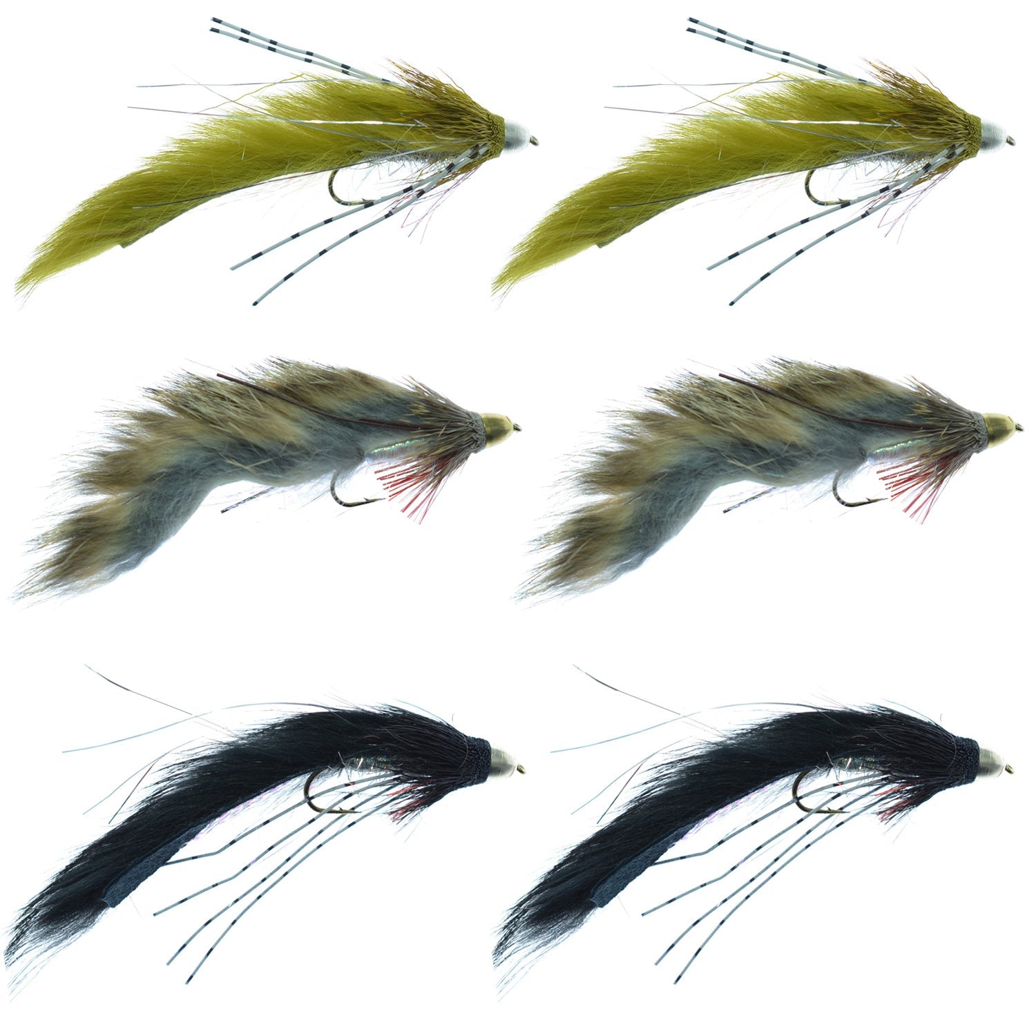 Muddy Buddy Zuddler Cone Head Streamers Assortment - Sze 4 – Man Cave ...