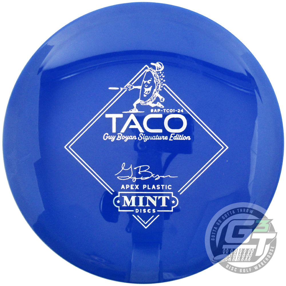 Mint Discs Guy Boyan Signature Apex Taco Midrange Golf Disc – Man Cave ...
