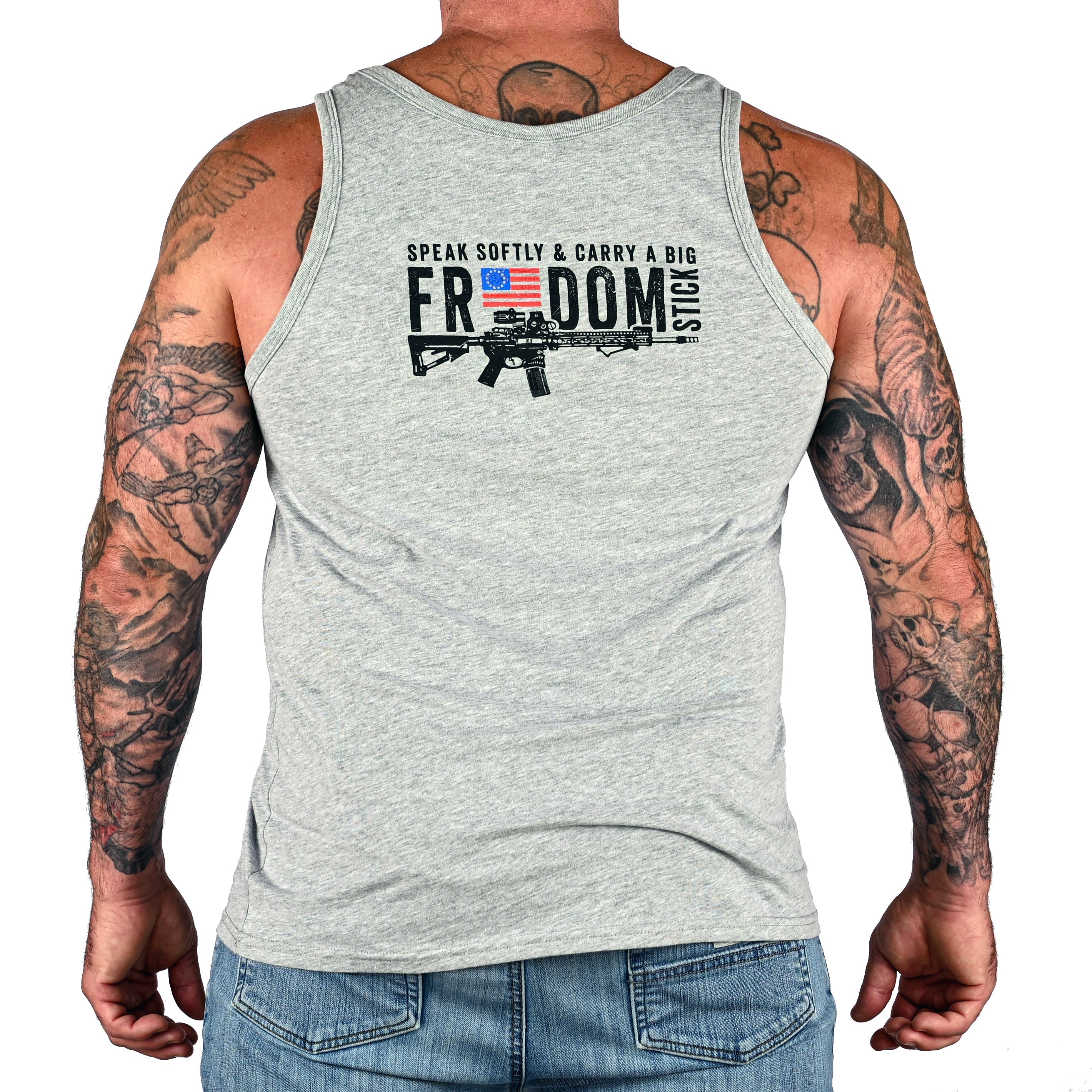 Men's Freedom Stick Patriotic 2A Tank Top – Man Cave And Apparel