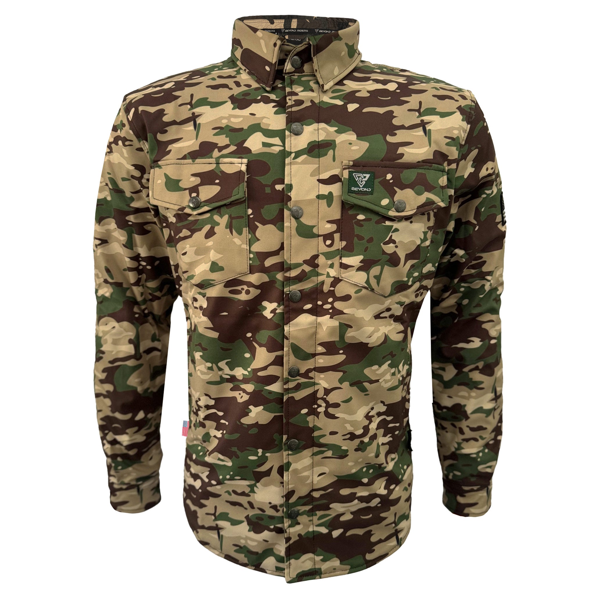 Protective SoftShell Winter Jacket for Men - Camouflage Delta Four wit ...