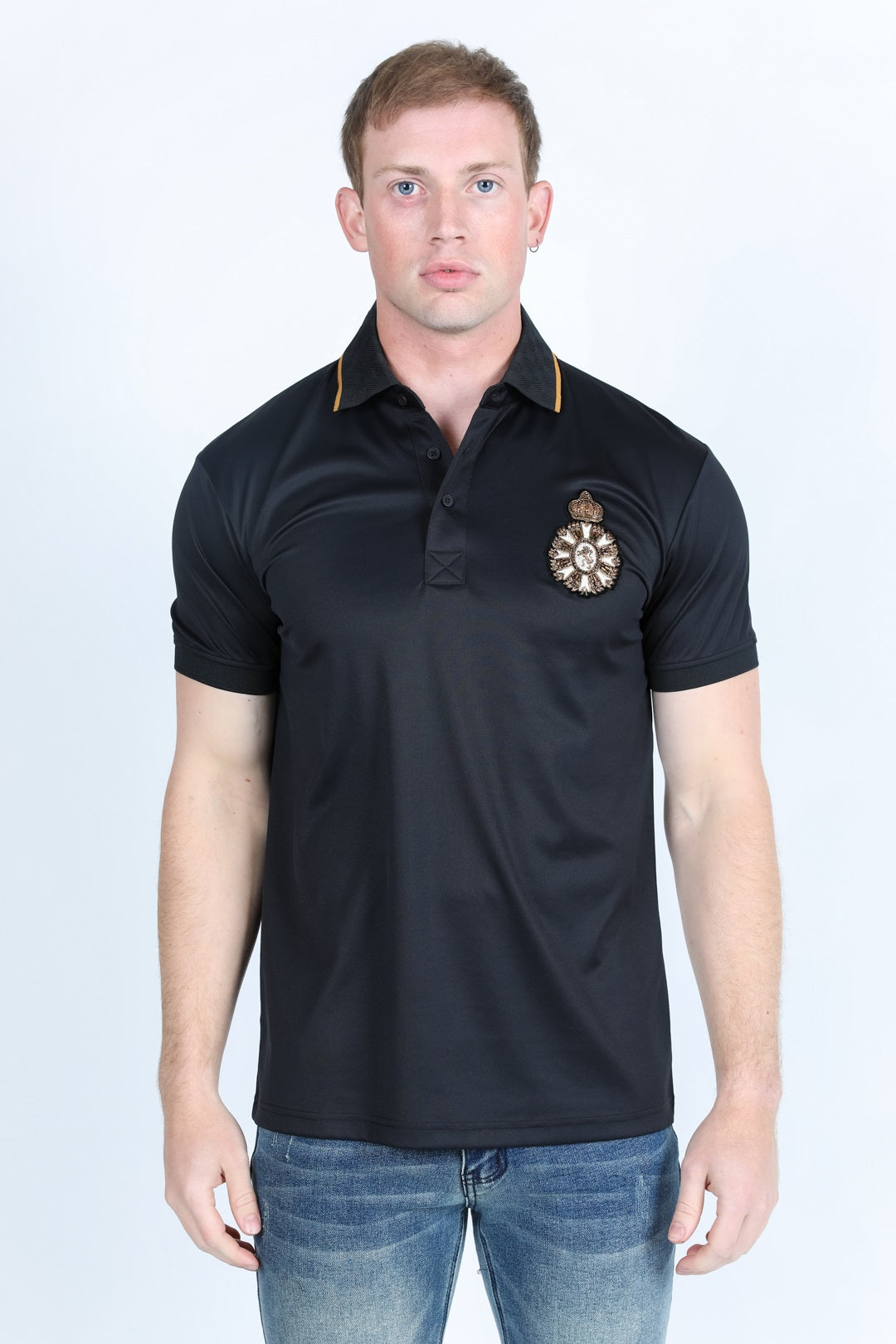 Mens Modern Fit Stretch Fashion Polo – Man Cave And Apparel