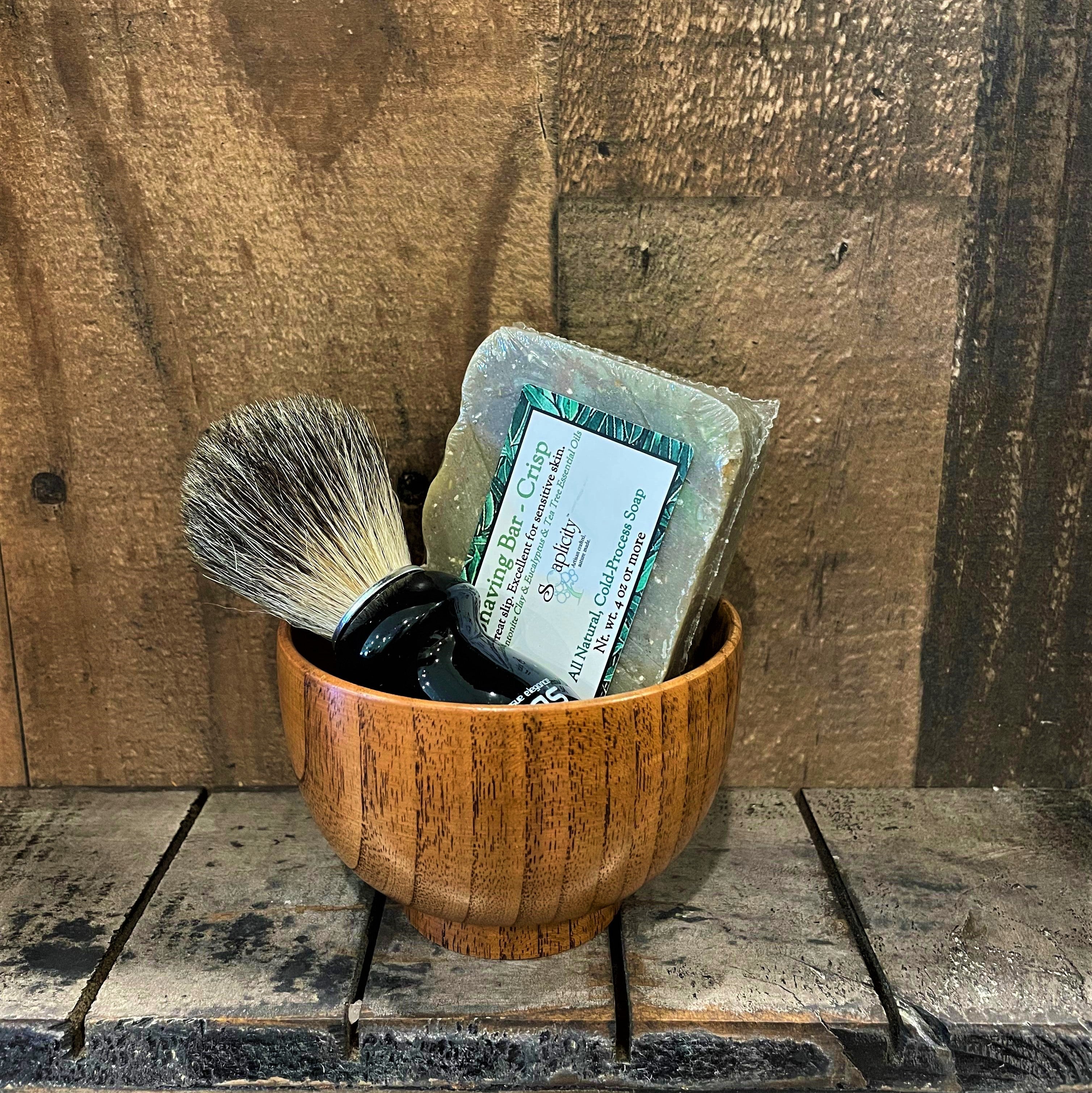 Men's Shaving Sets in Black/Datewood – Man Cave And Apparel