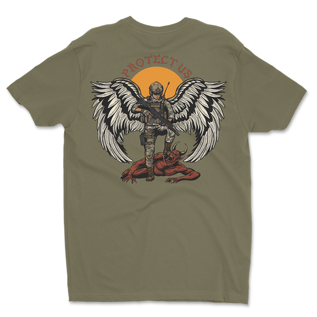 Modern Saint Mike Military Shirt – Man Cave And Apparel
