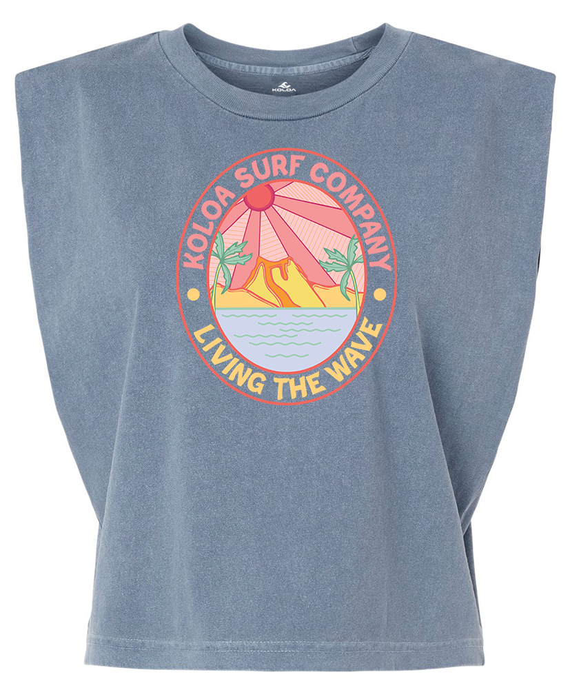 Koloa Vibrant Volcano Heavyweight Muscle Tank – Man Cave And Apparel