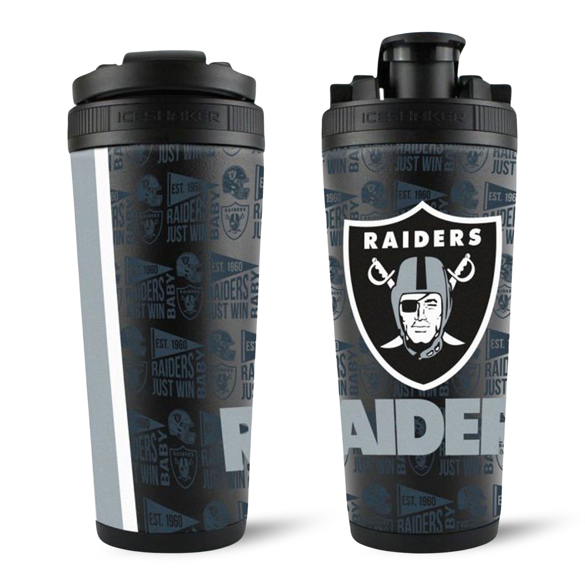 Officially Licensed Las Vegas Raiders 4D Ice Shaker – Man Cave And Apparel