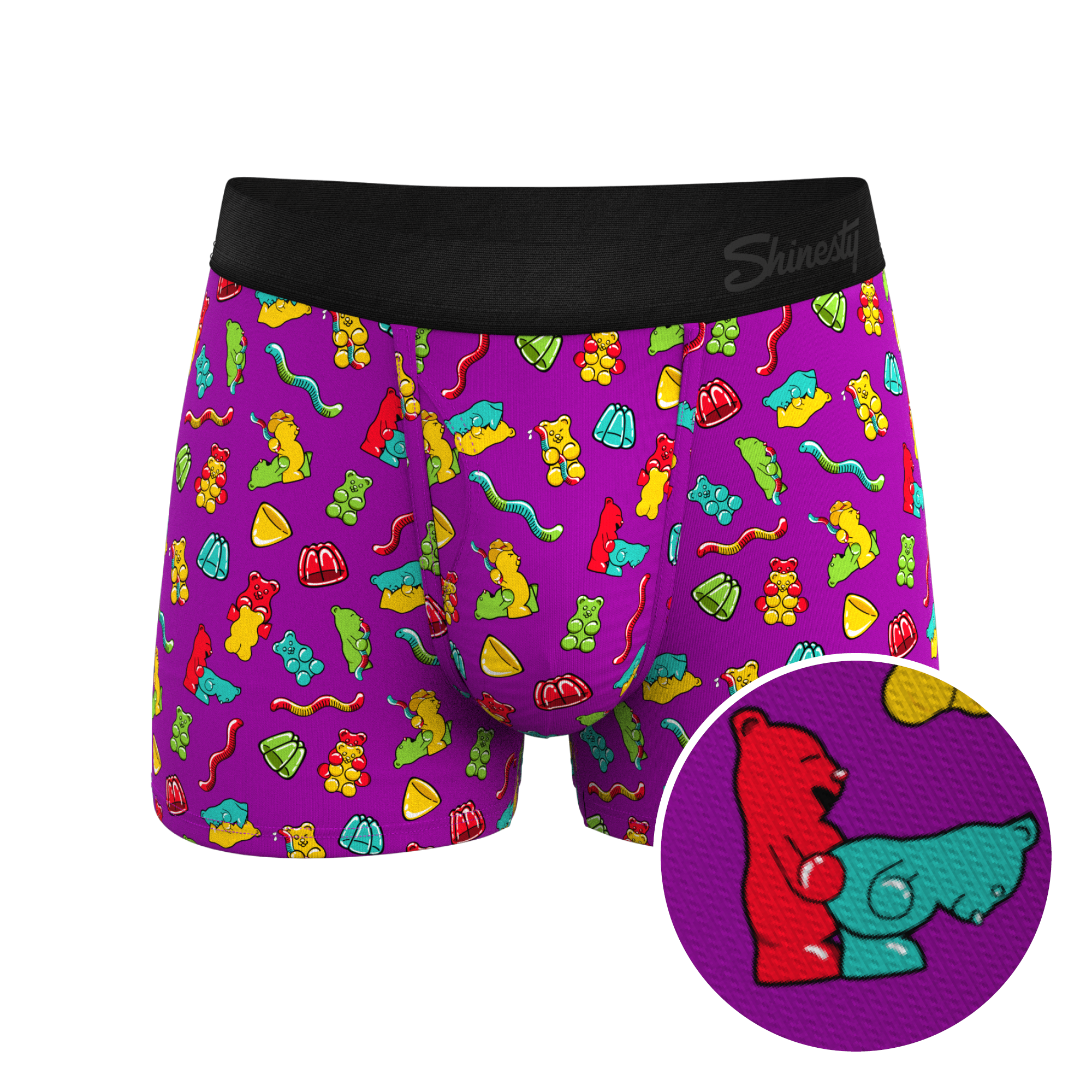 The Naughty Bears | Gummy Bear Ball Hammock® Pouch Trunks Underwear ...