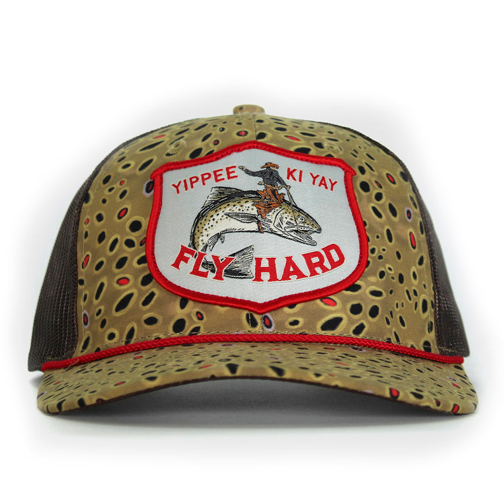 YIPPY KI YAY Fish Rodeo 6-Panel Meshback Rope Cap – Man Cave And Apparel