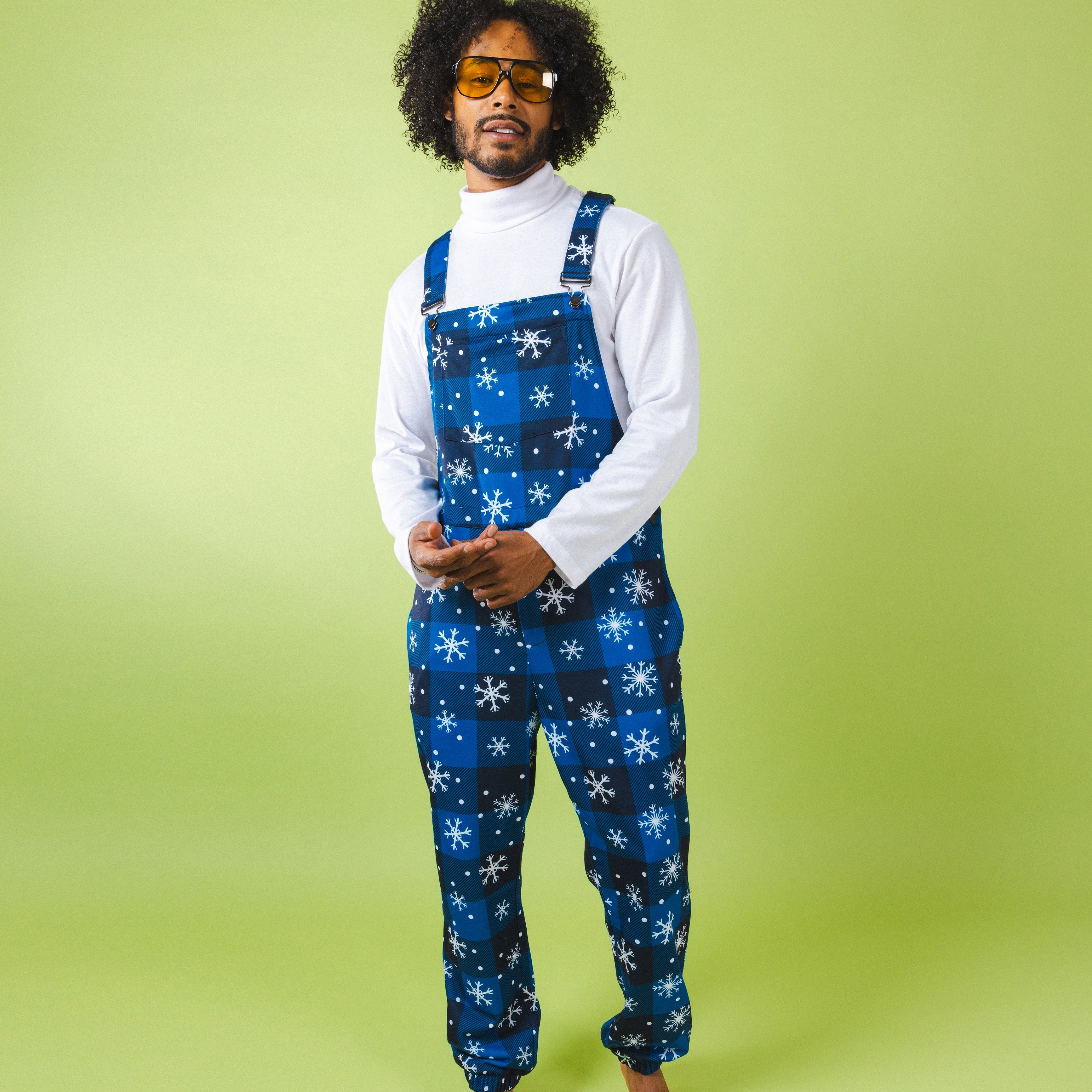The In A Flurry | Snowflake Buffalo Check Pajamaralls® – Man Cave And ...