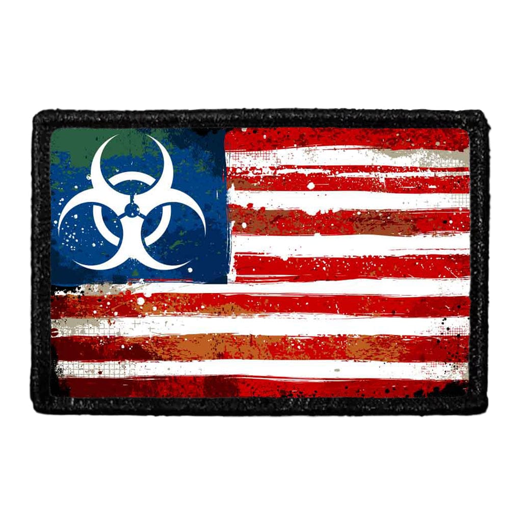 American Flag - Zombie Outbreak - Toxic - Patch – Man Cave And Apparel