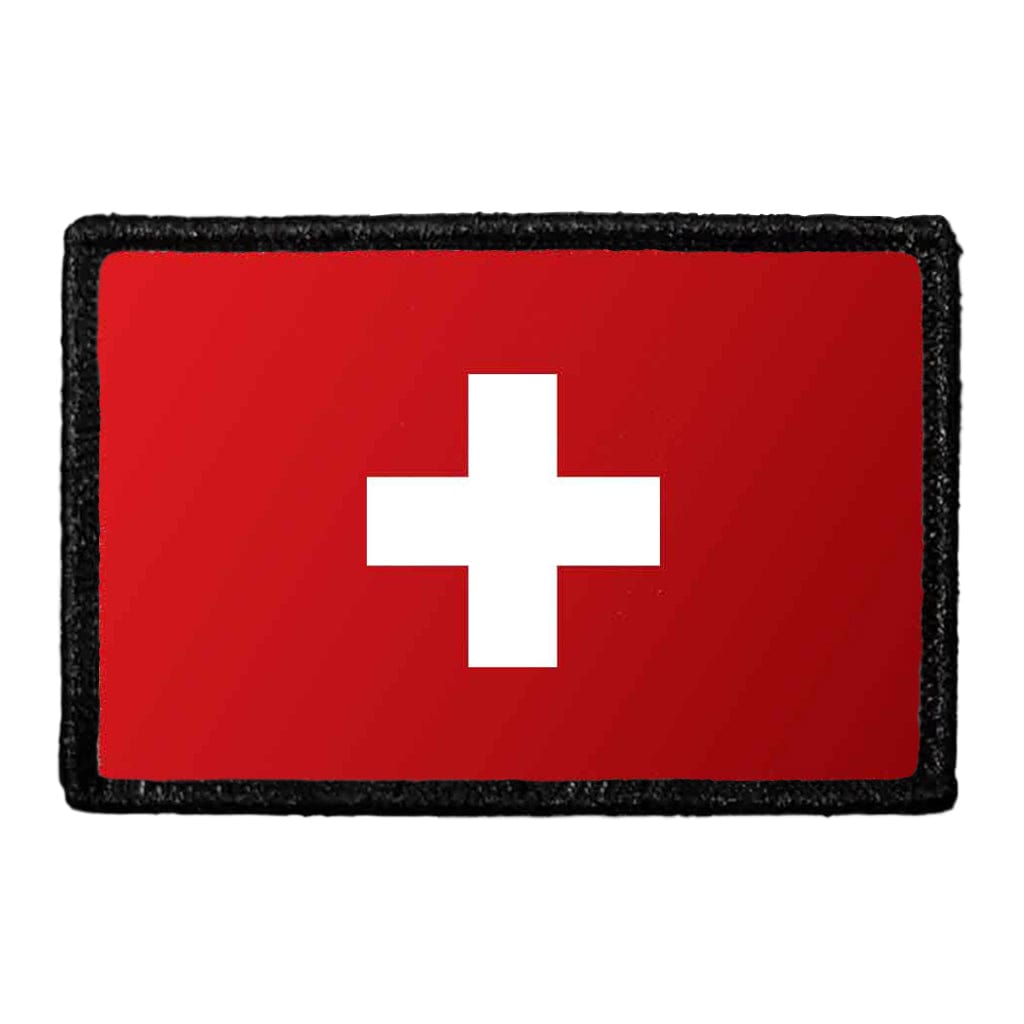 Switzerland Flag - Color - Removable Patch – Man Cave And Apparel