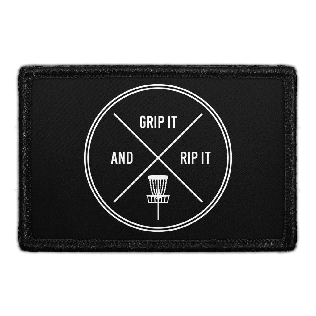 Grip It And Rip It - Disc Golf - Removable Patch – Man Cave And Apparel