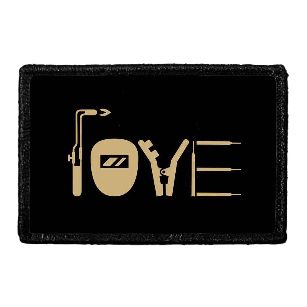 Love - Welding - Removable Patch – Man Cave And Apparel