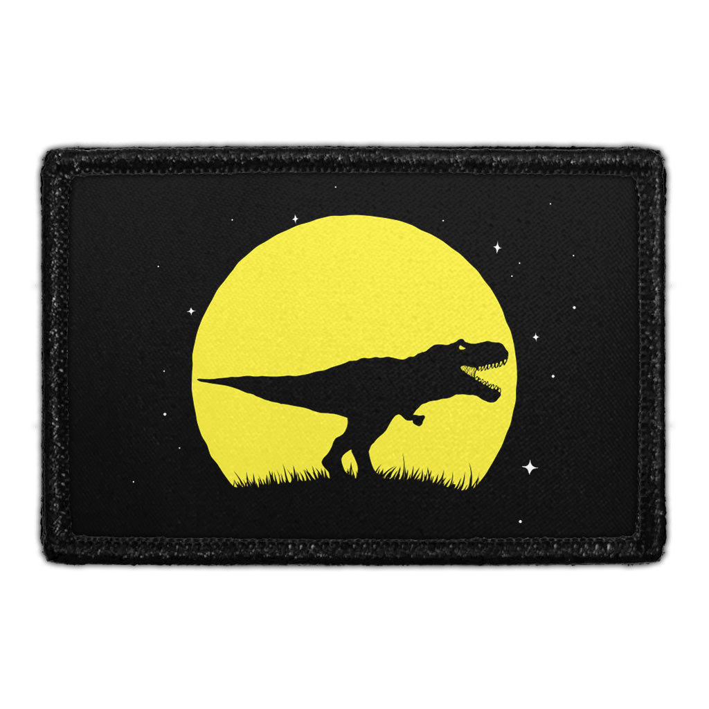 T-Rex At Night - Removable Patch – Man Cave And Apparel