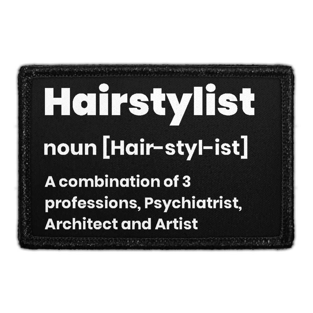 Hairstylist Definition - Removable Patch – Man Cave And Apparel