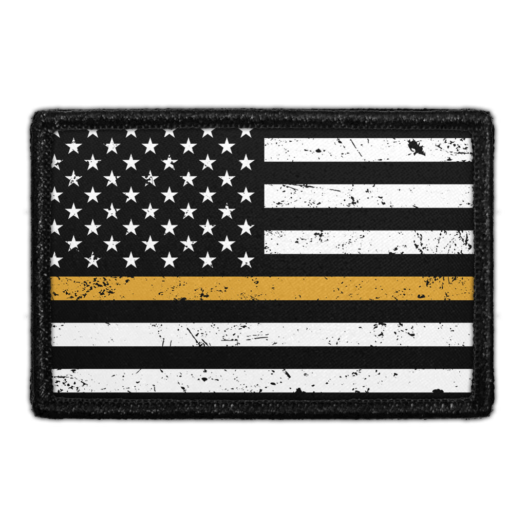 Flag Patch - Dispatch - Distressed - Removable Patch – Man Cave And Apparel