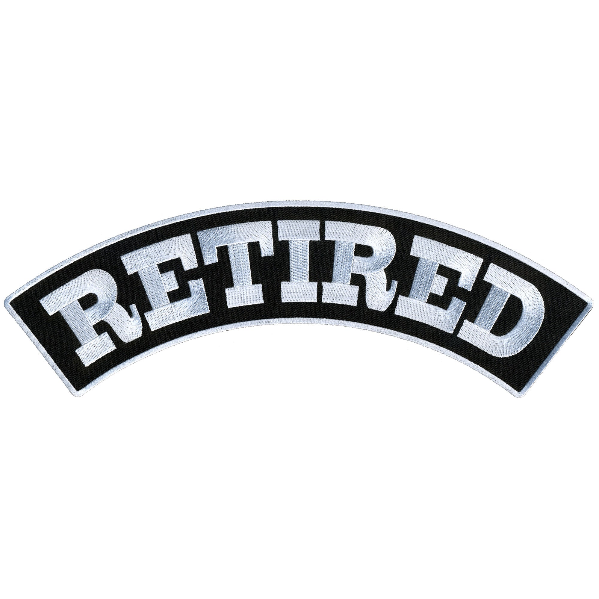 Hot Leathers Retired 12” X 3” Top Rocker Patch – Man Cave And Apparel
