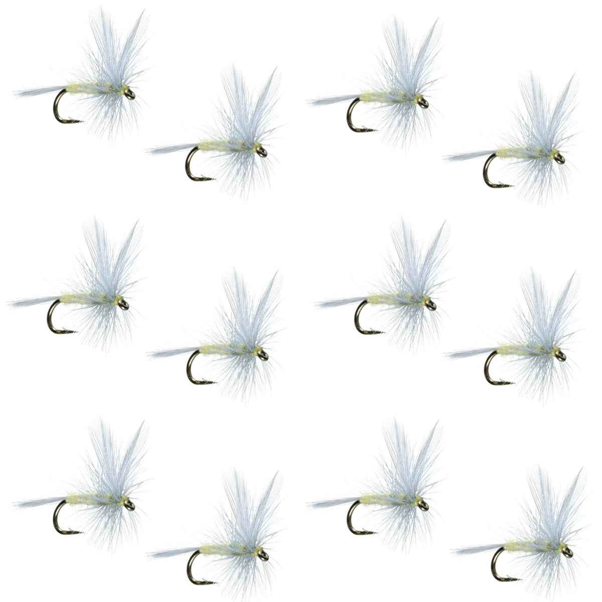 Pale Morning Dun PMD Classic Dry Fly - 1 Dozen Flies Hook Size 14 – Man ...