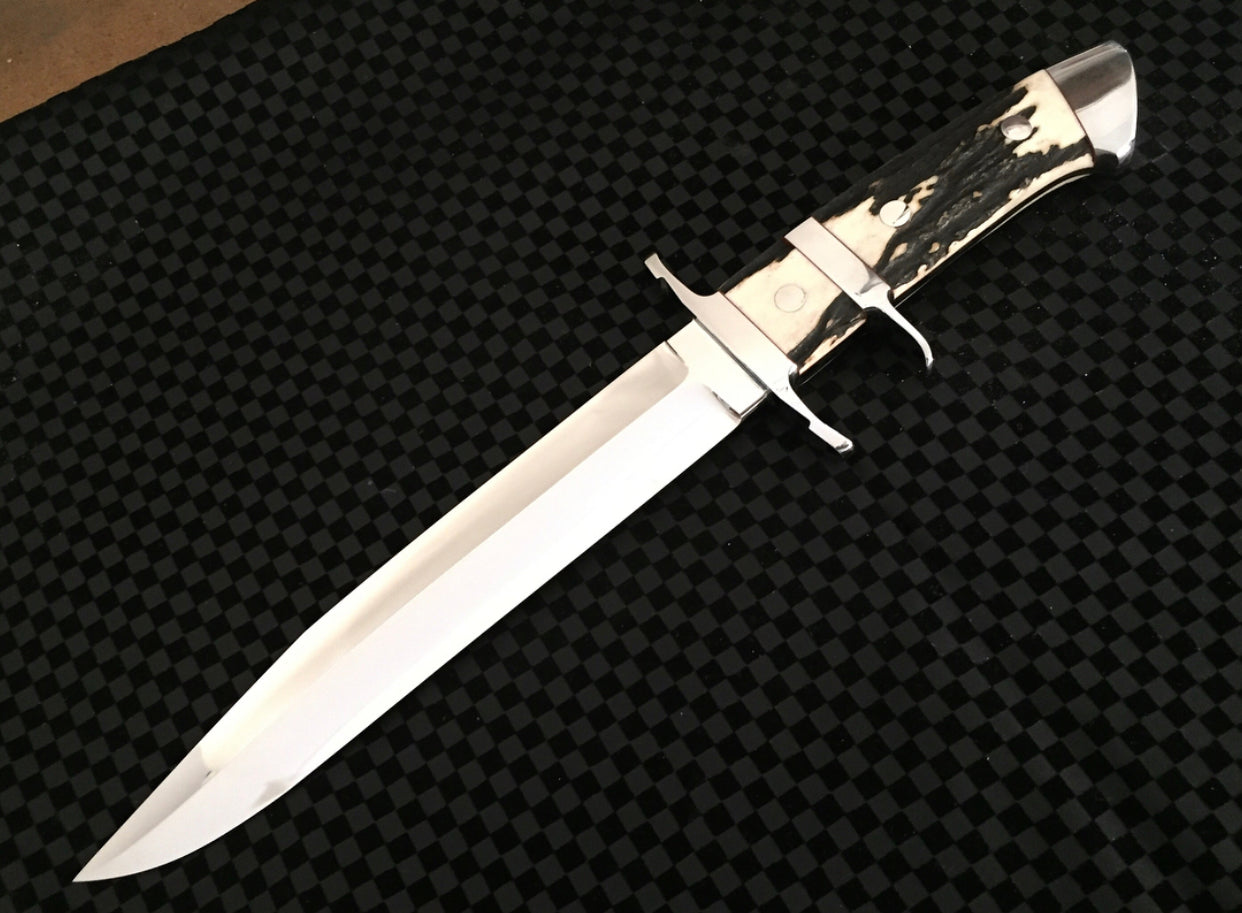 Pig Sticker Knife with Leather Sheath for Sale – Custom Handmade Full ...