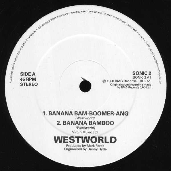 Westworld - Banana Bam-Boomer-Ang Vinyl LP Record *USED 1988 RELEASE ...