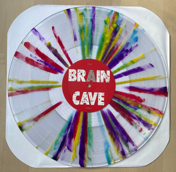 Brain Cave / Knub – Brain Cave / Knub Split 12" Rainbow Splatter Color – Man Cave And Apparel