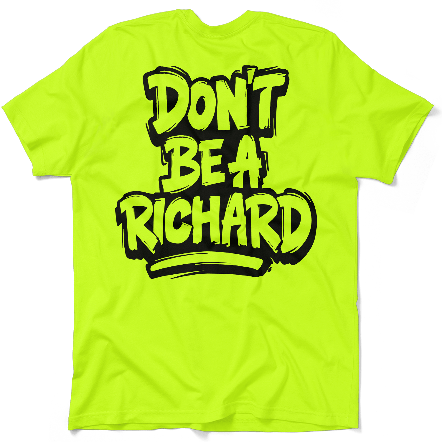 Richard - Safety Yellow T-Shirt – Man Cave And Apparel