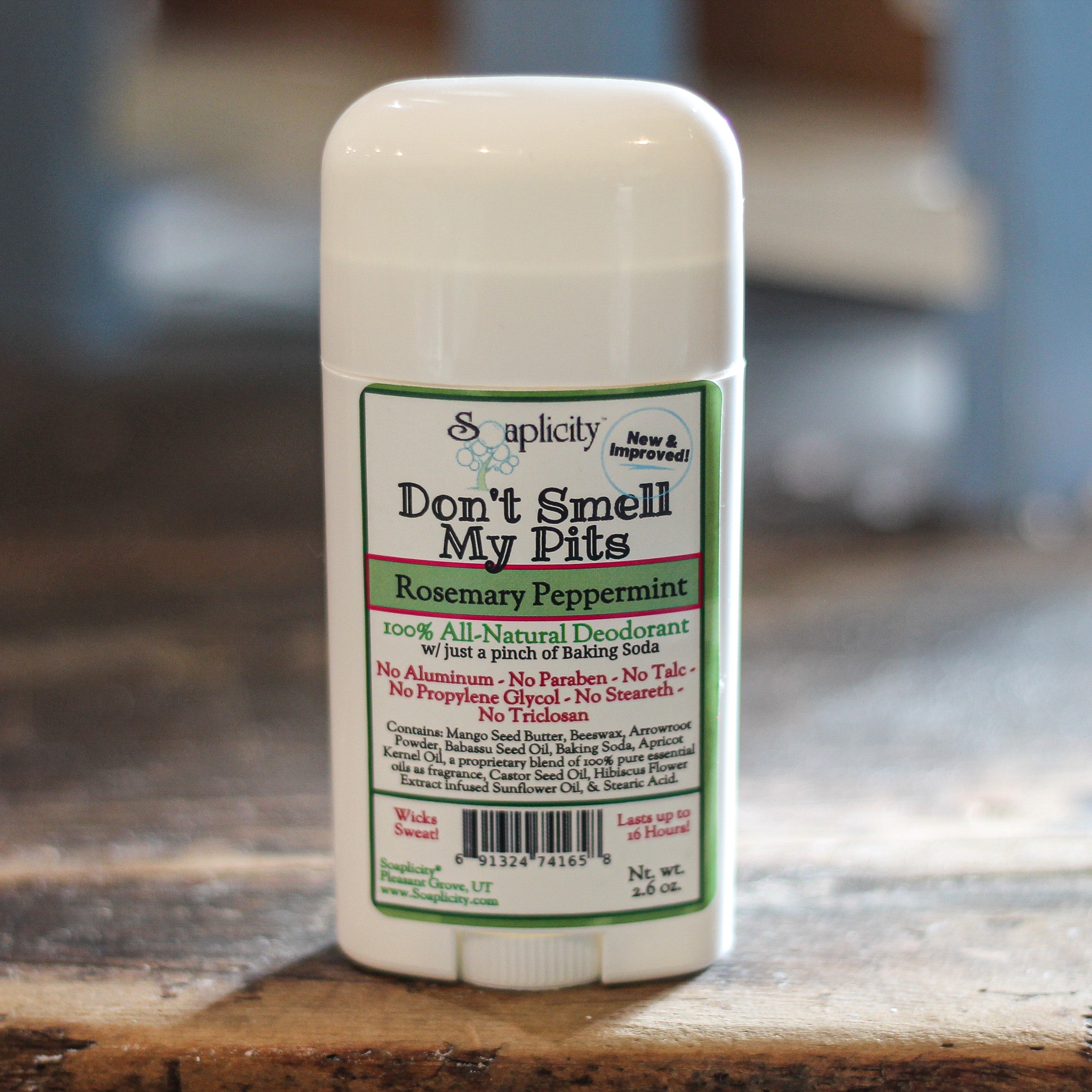 Don't Smell My Pits Natural Deodorant - Rosemary Peppermint – Man Cave ...