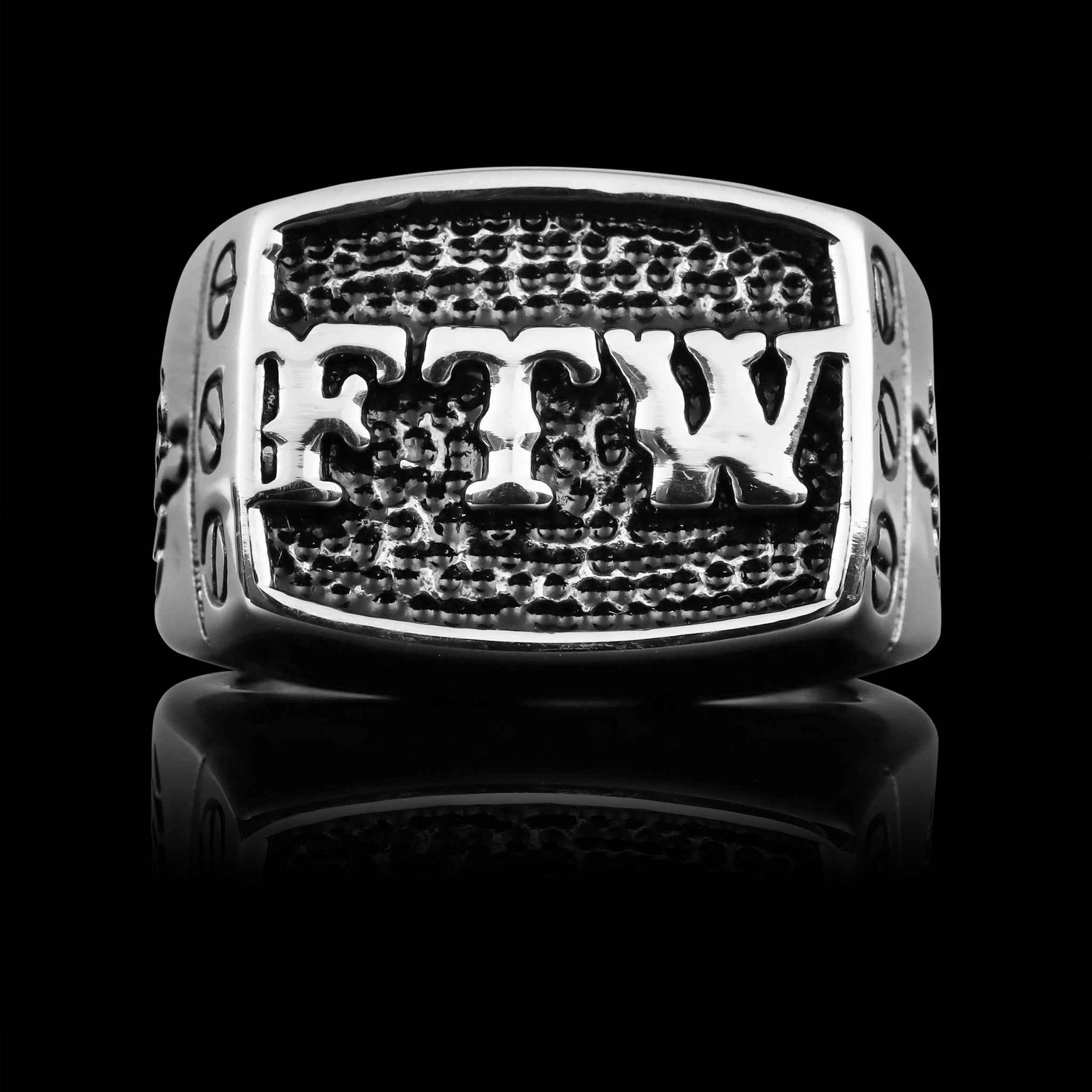 Stainless Steel "FTW" Middle Finger Signet Ring – Man Cave And Apparel