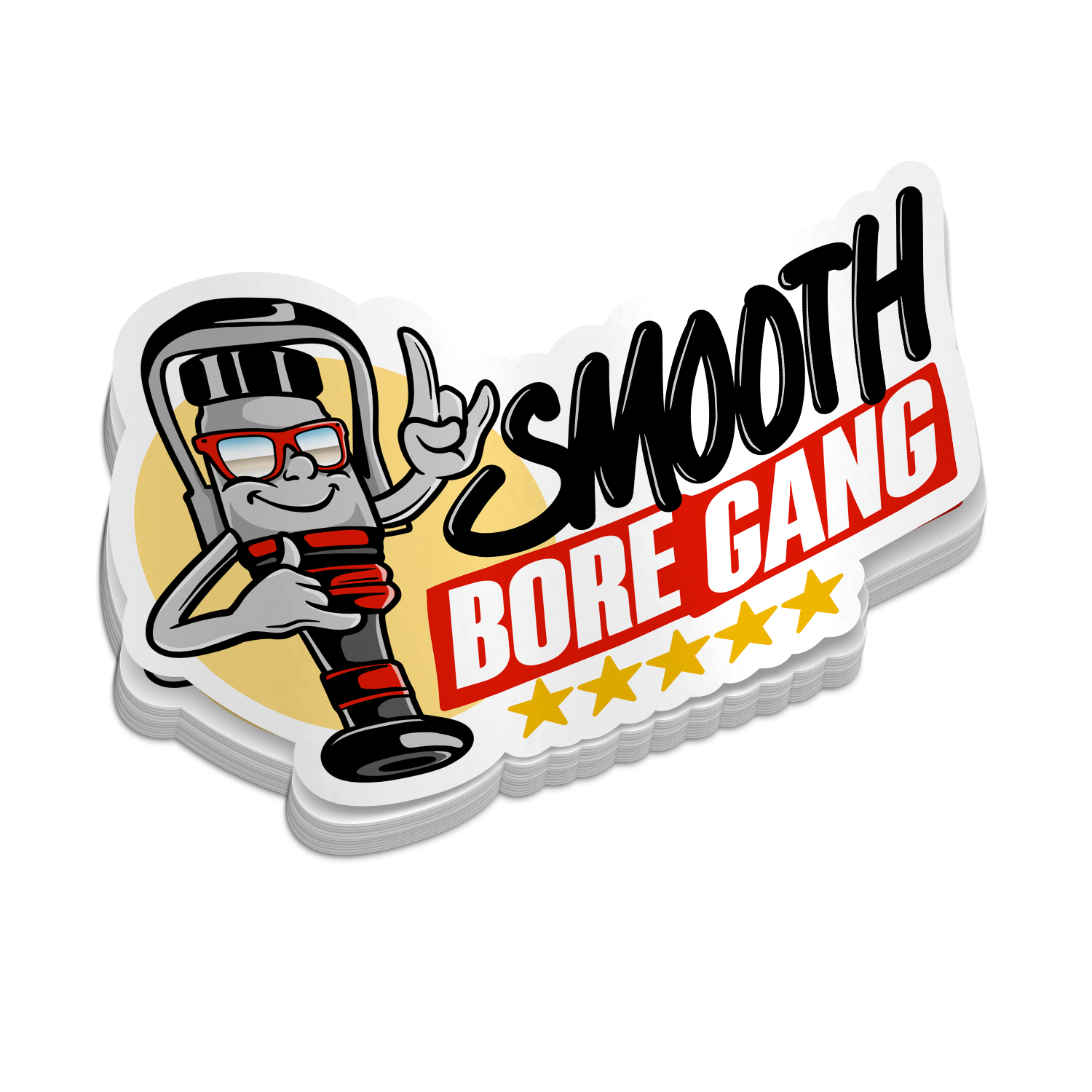 Smooth Bore Gang - Funny Firefighter Stickers – Man Cave And Apparel