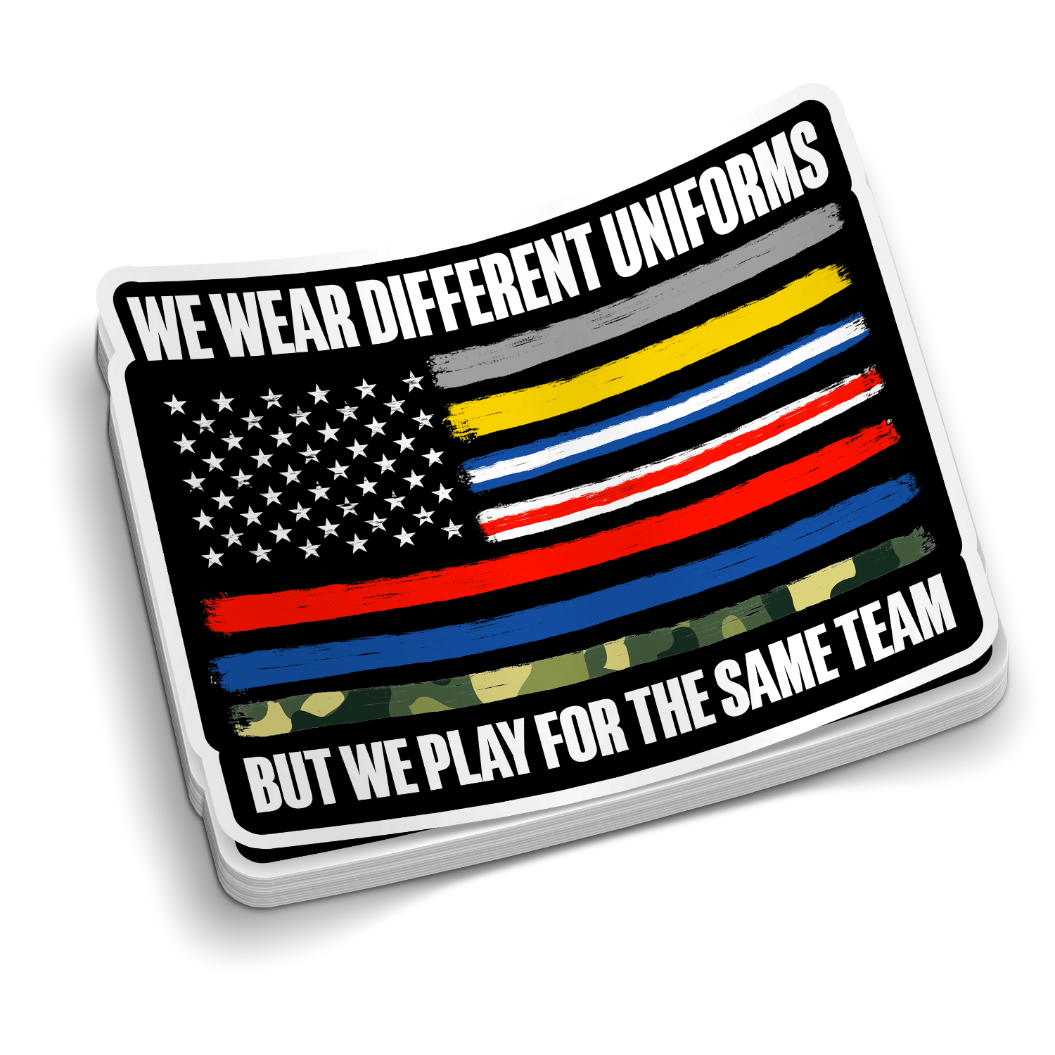 Different Uniforms | Funny Tumbler Stickers – Man Cave And Apparel
