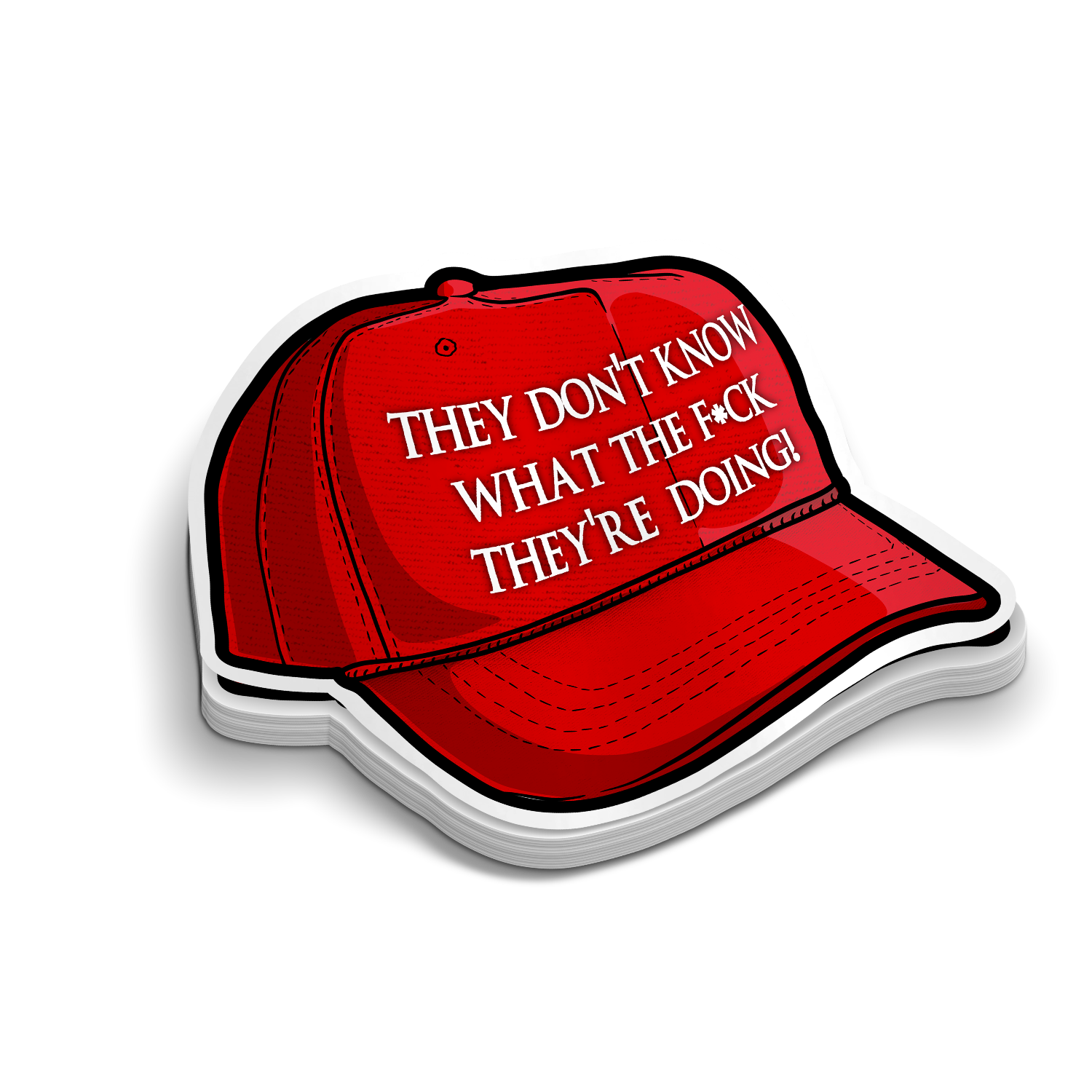 Classic DJT Quote | Funny Tumbler Stickers – Man Cave And Apparel
