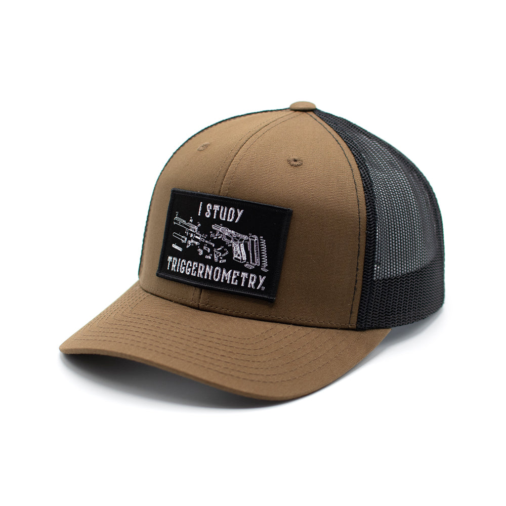 I Study Triggernometry Woven Patch Hat – Man Cave And Apparel