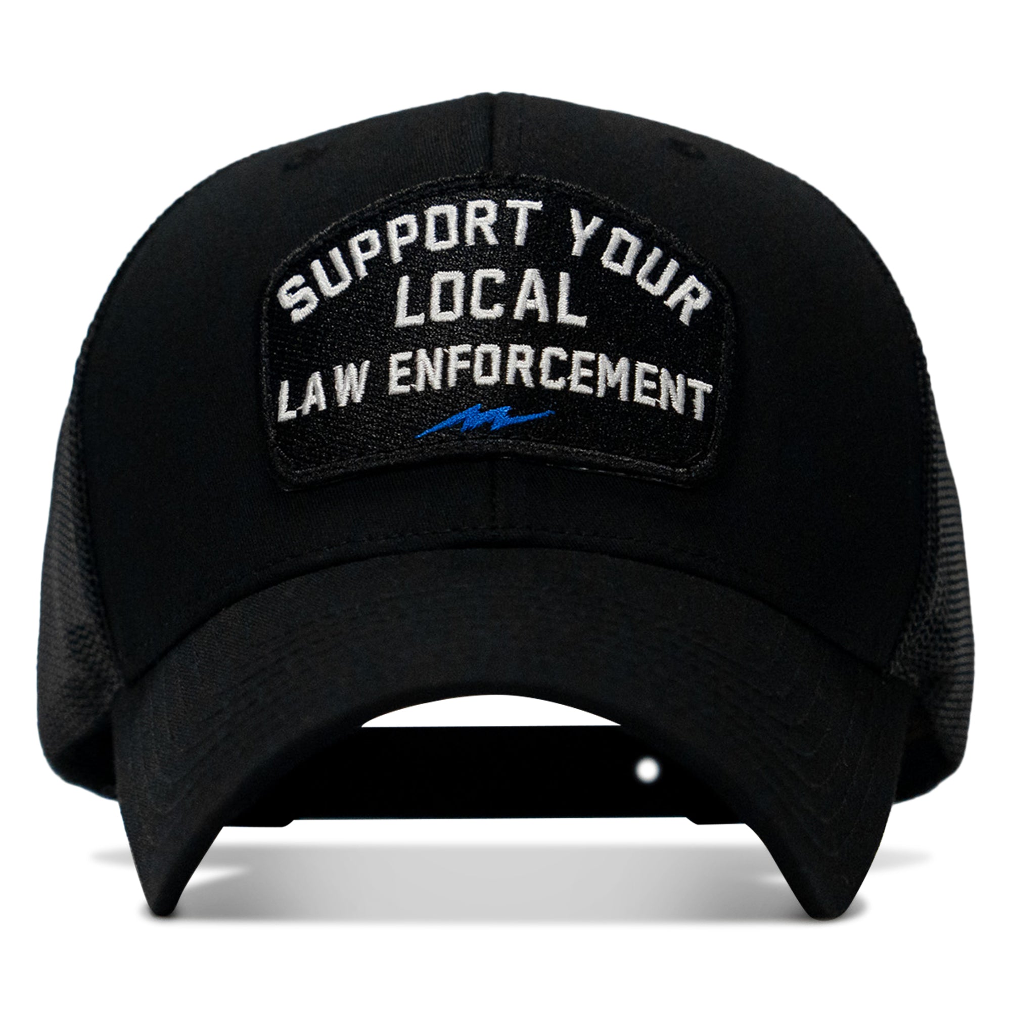 Support Your Local Law Enforcement Mid-Profile Snapback Hat – Man Cave ...