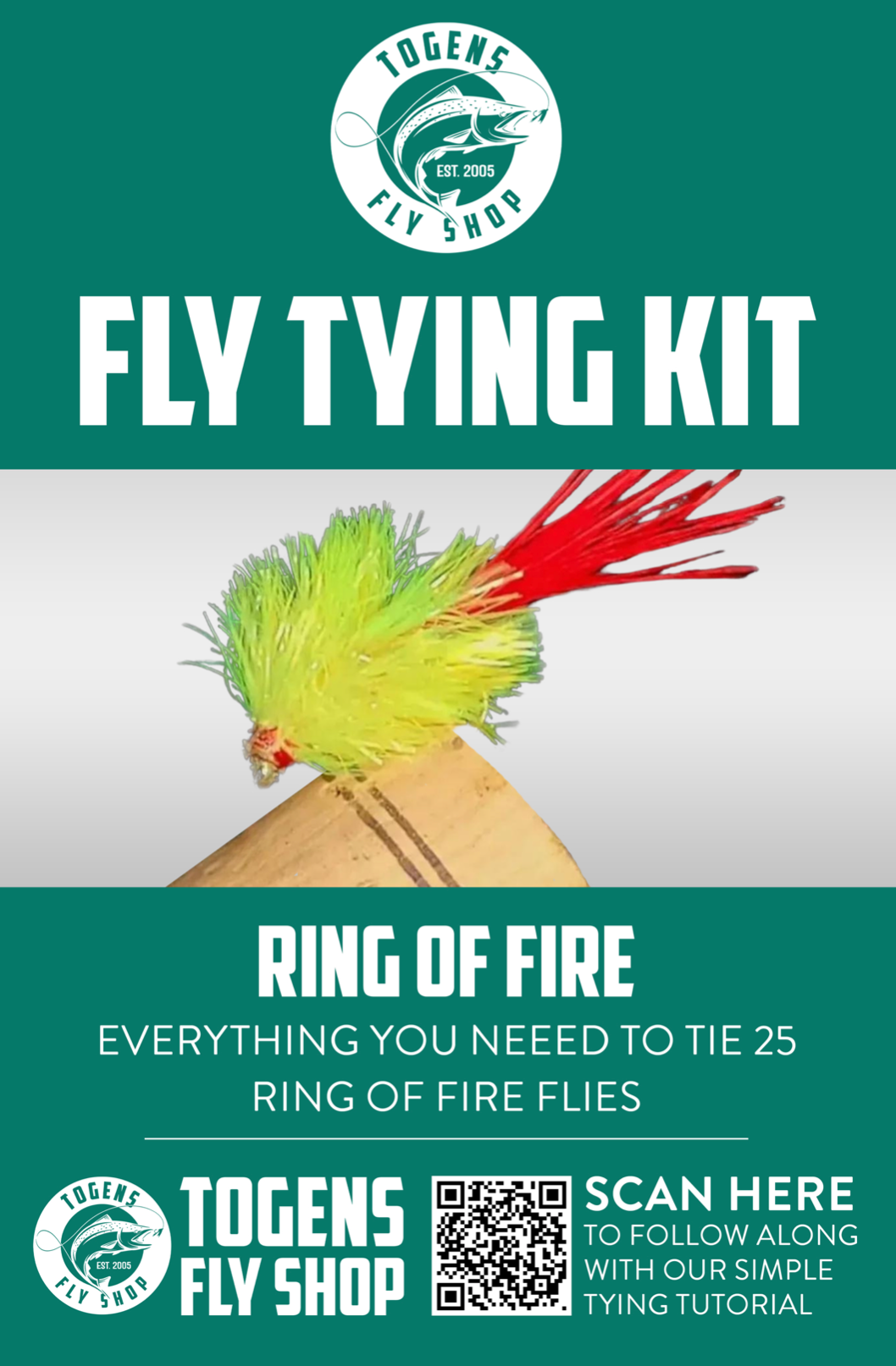 Togens Ring of Fire - Fly Tying Kit – Man Cave And Apparel