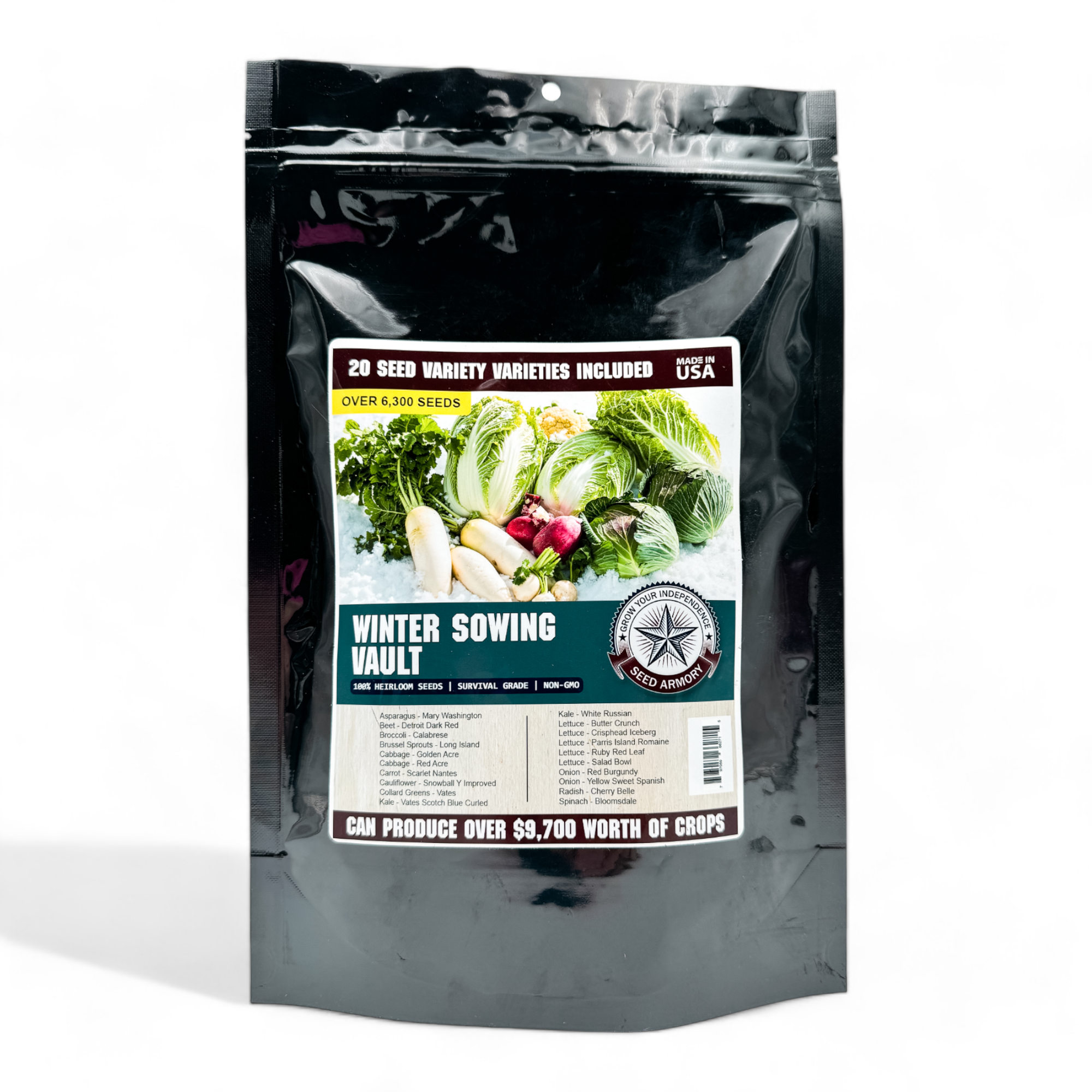 Winter Sowing Vault - 20 Non-GMO Heirloom Seed Varieties – Man Cave And ...