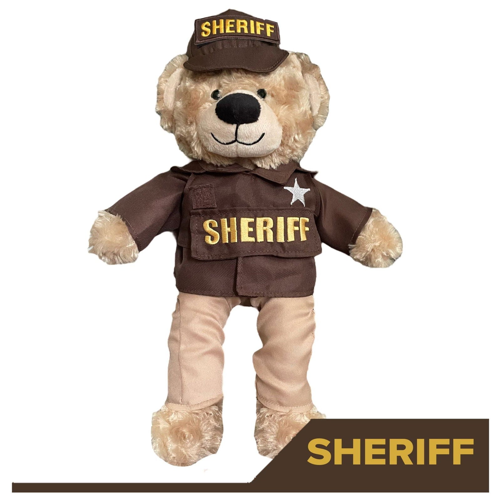 Sheriff Teddy Bear - Plush Toy for Kids | ZZZ BEARS – Man Cave And Apparel