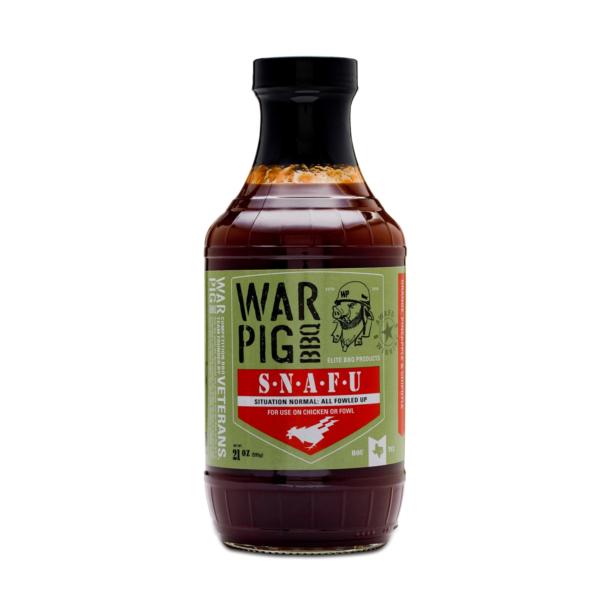SNAFU Elite BBQ Sauce - Pineapple Orange Chipotle Chicken Glaze ...